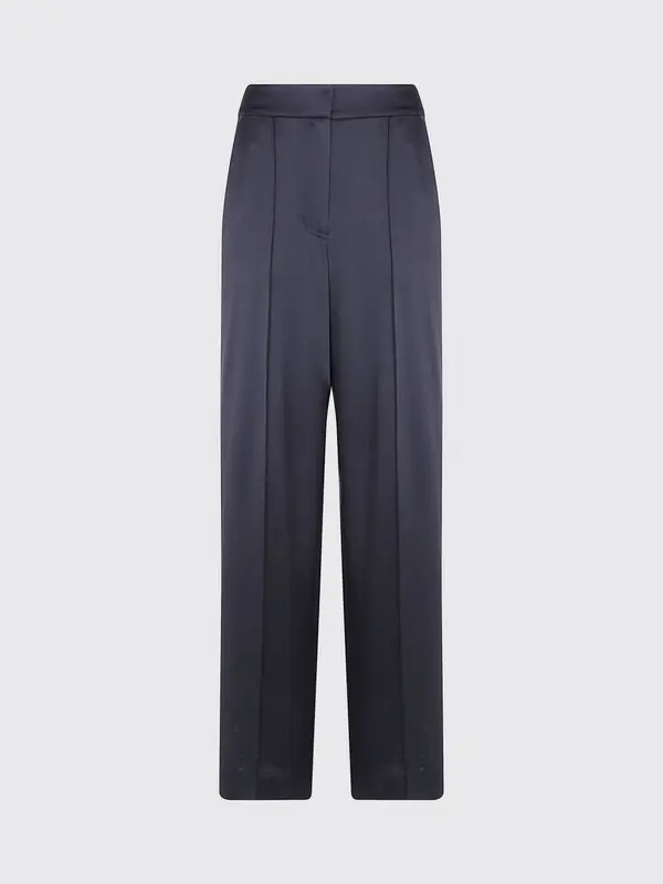 Simkhai Satin Wide-leg Tailored Trousers With High Waist