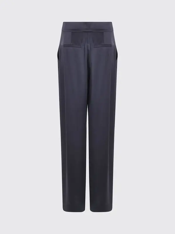 Simkhai Satin Wide-leg Tailored Trousers With High Waist