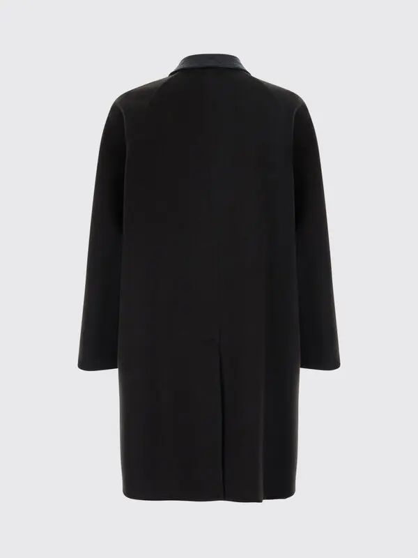 Burberry Single-breasted Wool And Cashmere Coat With Check-patterned Collar