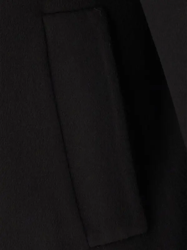 Burberry Single-breasted Wool And Cashmere Coat With Check-patterned Collar