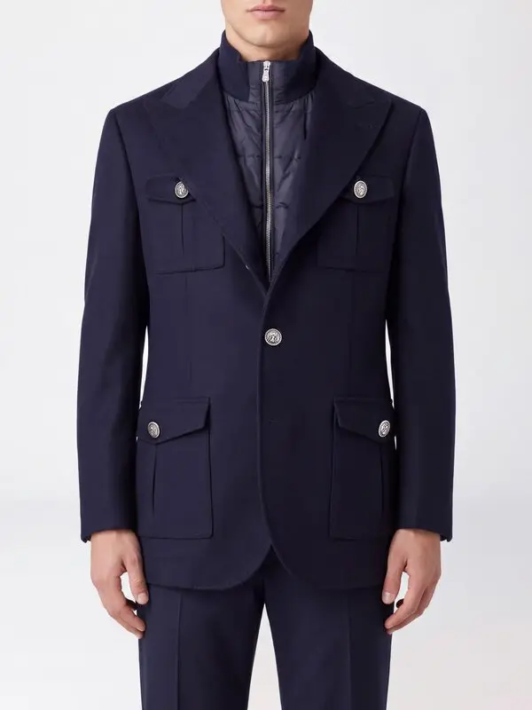 Brunello Cucinelli Coat - Navy