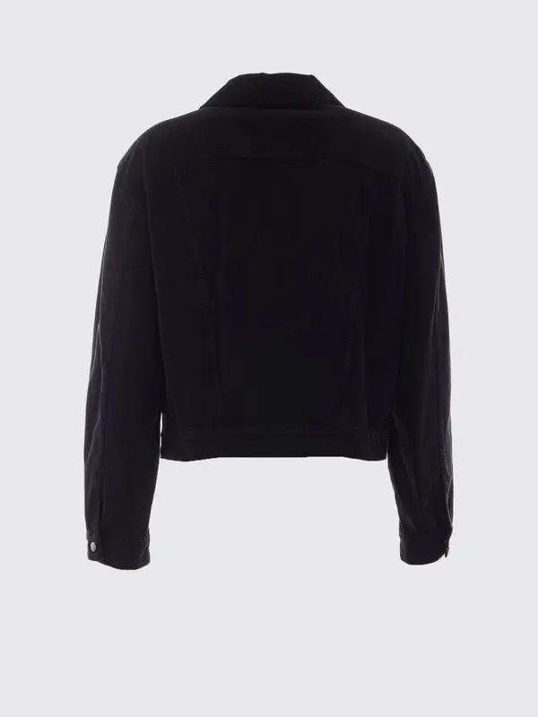 ANN DEMEULEMEESTER Shirt-style Denim Jacket With Cuban Collar