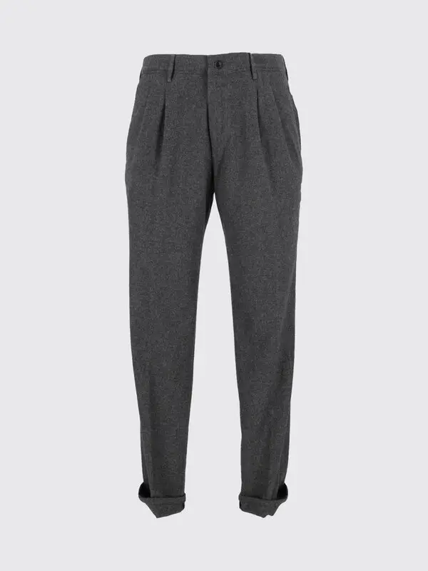 SLOWEAR Pleated Straight-fit Wool-blend Chino Trousers