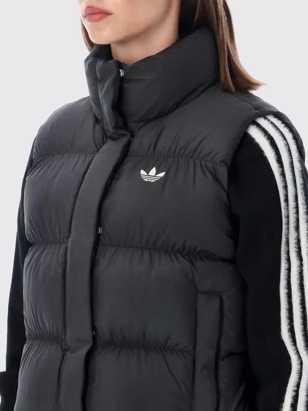 ADIDAS ORIGINALS Padded And Quilted Vest With High Neck And Trefoil Logo