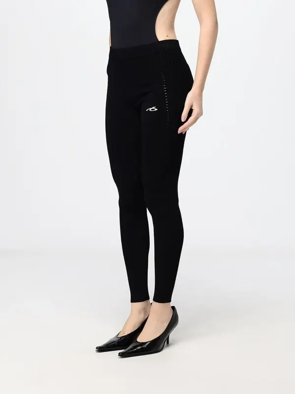 Balenciaga High-waisted Stretch-tech Leggings With Contrast Logo