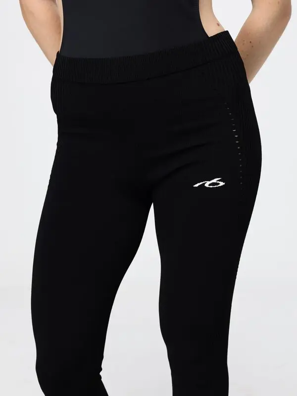 Balenciaga High-waisted Stretch-tech Leggings With Contrast Logo