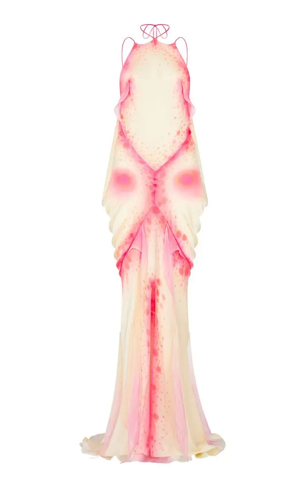 CONNER IVES Tilapia Fish Satin Gown - Multi