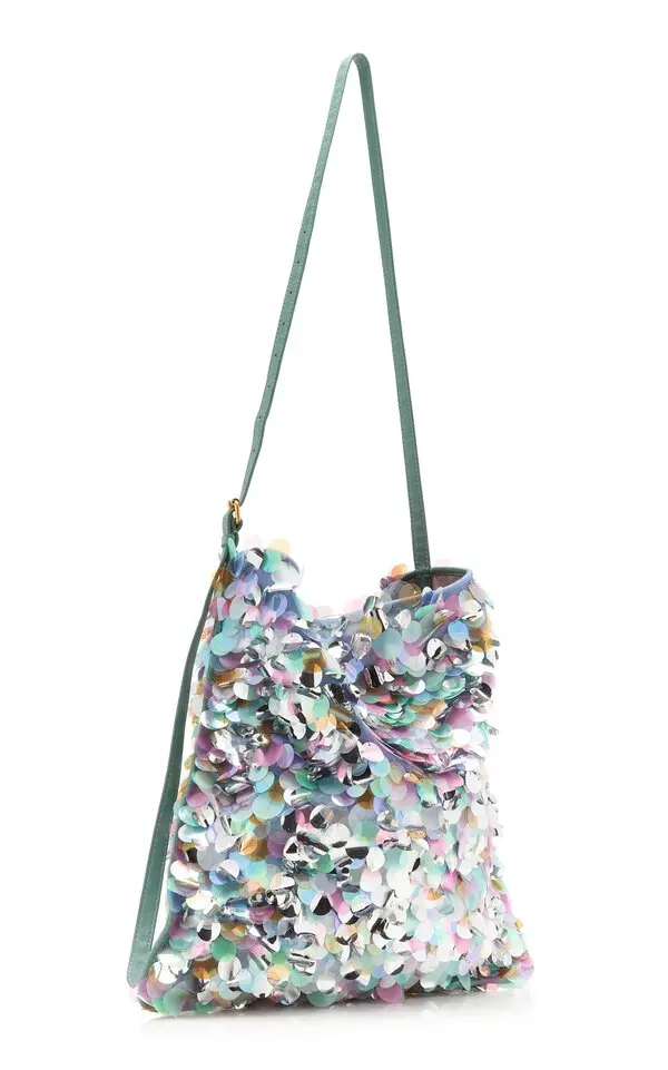 Dries Van Noten Embroidered Scarf Bag