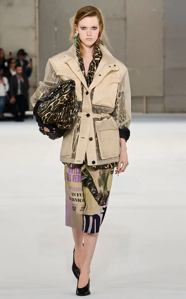 Dries Van Noten Clasp Shoulder Bag - Brown