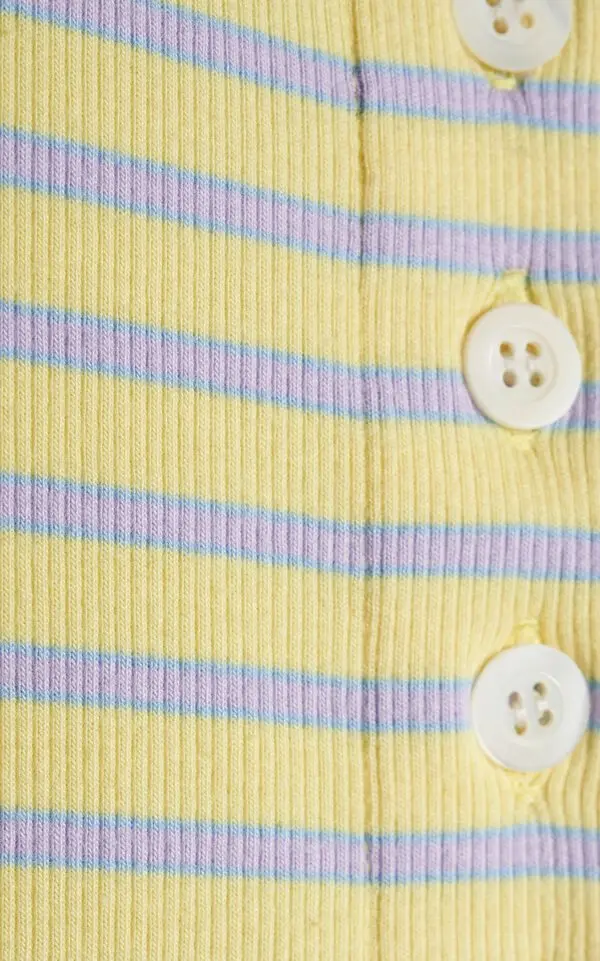Dries Van Noten Hegondy Striped Cotton-blend Cardigan