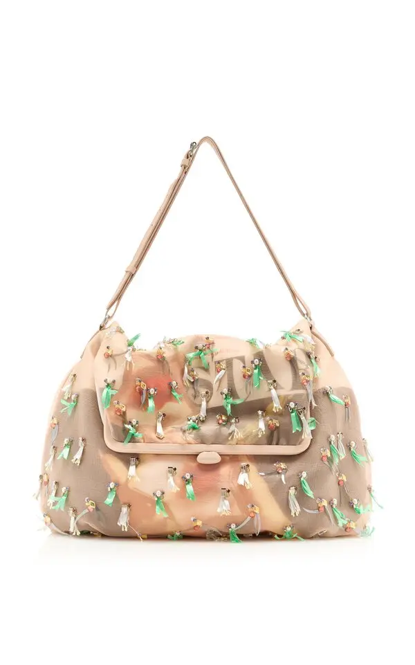 Dries Van Noten Clasp Clutch With Embroidery