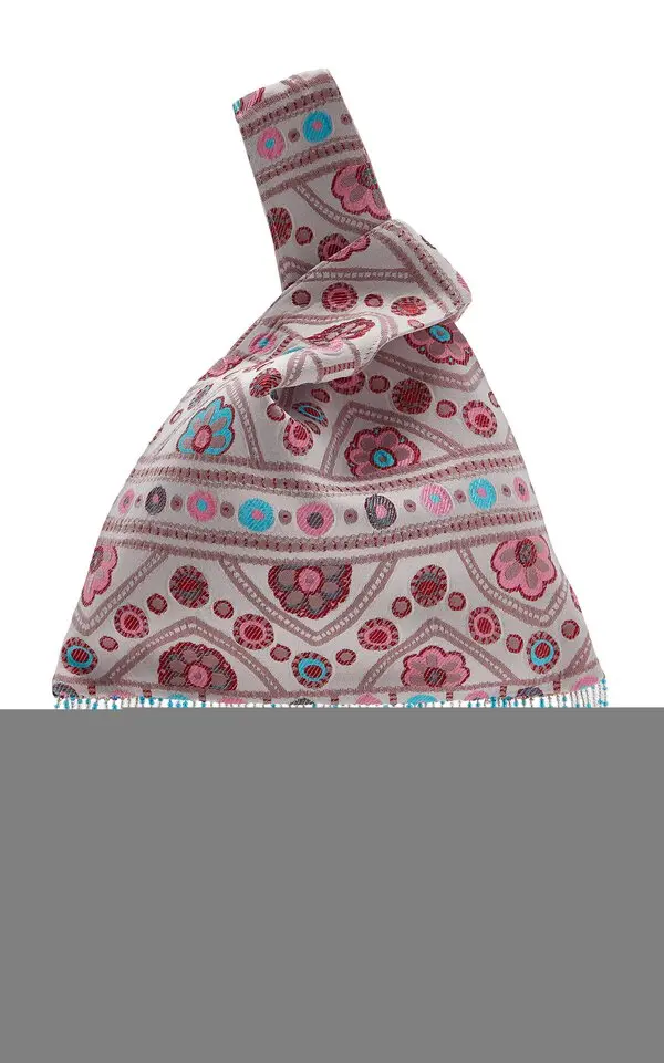MÉLISSE The Marrakech Knot Bag In Medallion Print