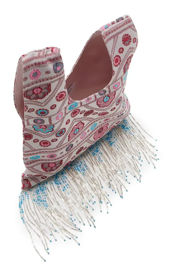 MÉLISSE The Marrakech Knot Bag In Medallion Print