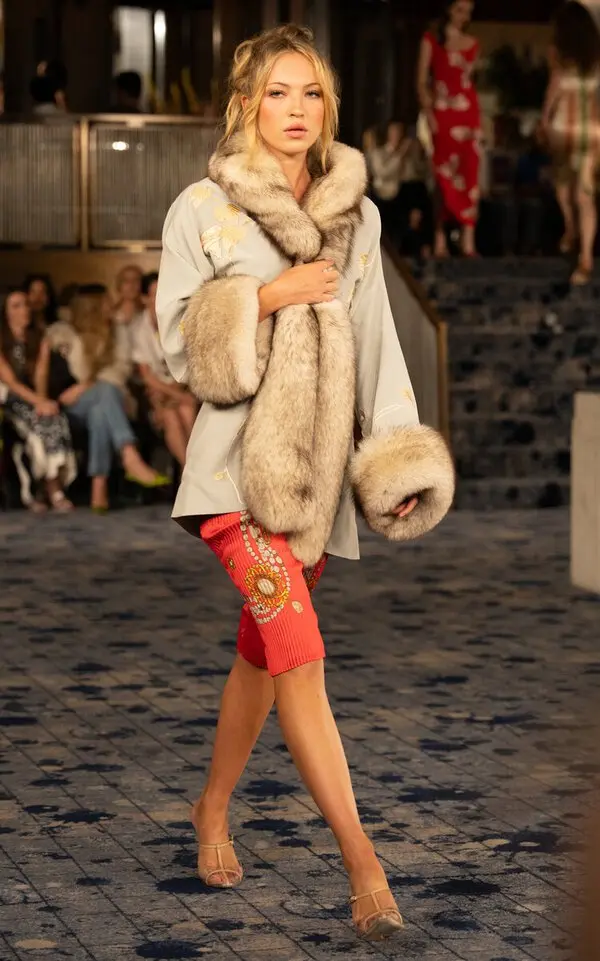CONNER IVES Demi Couture Fur-trimmed Coat