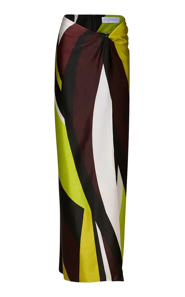 Silvia Tcherassi Aura Silk-blend Maxi Skirt