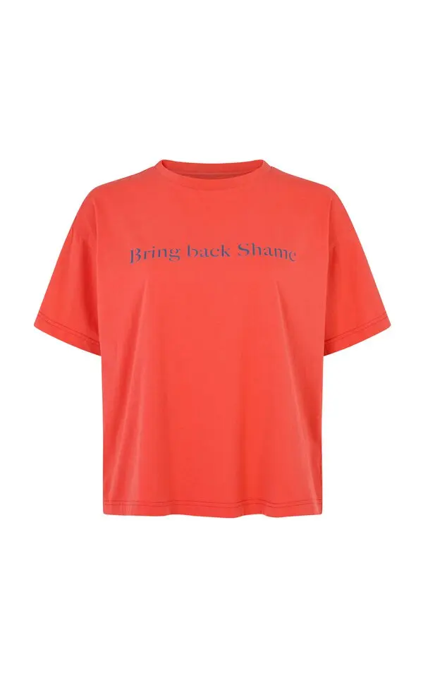 CONNER IVES Bring Back Shame Cotton Shirt - Red