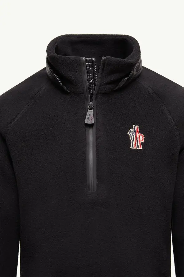 Moncler Half-zip Fleece Sweatshirt