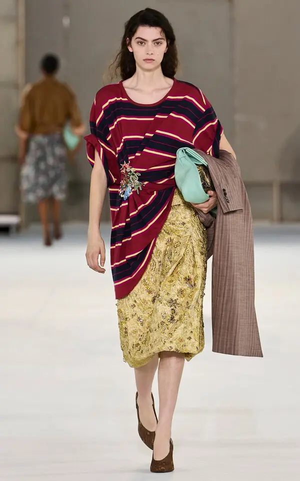 Dries Van Noten Floral Brooch