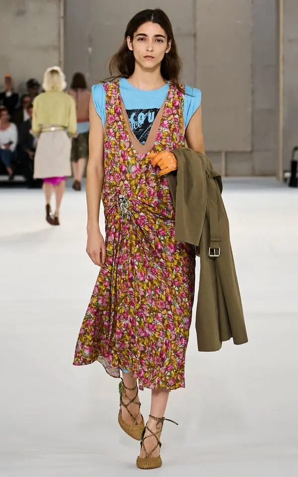 Dries Van Noten Floral Brooch