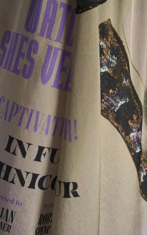 Dries Van Noten Sevia Viper-printed Midi Skirt