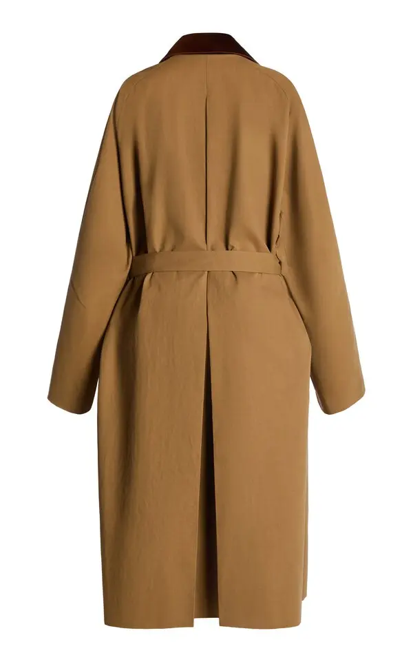 Dries Van Noten Ribela Belted Cotton-silk Coat