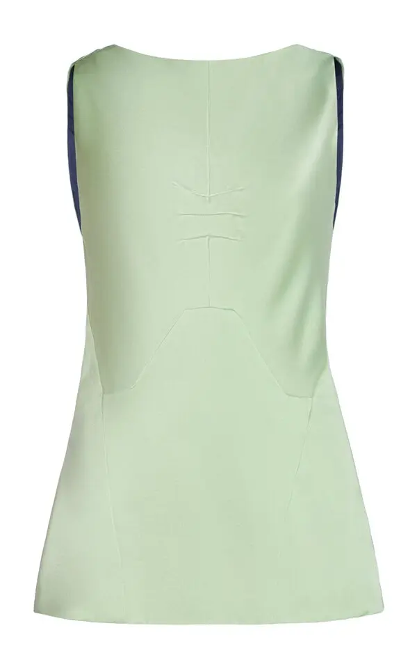 Dries Van Noten Colena Front-tucked Silk Top