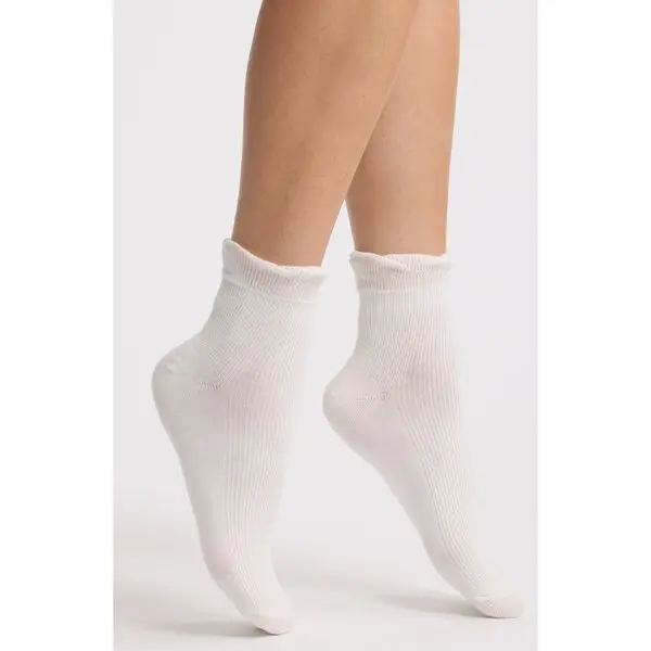 STEMS Petal Crew Socks - Ivory