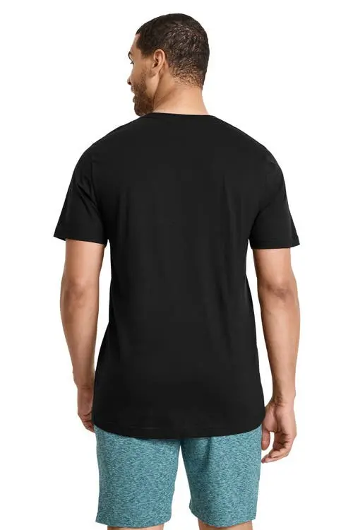 JOCKEY Made In America Heritage Short Sleeve Pocket Tee - Black