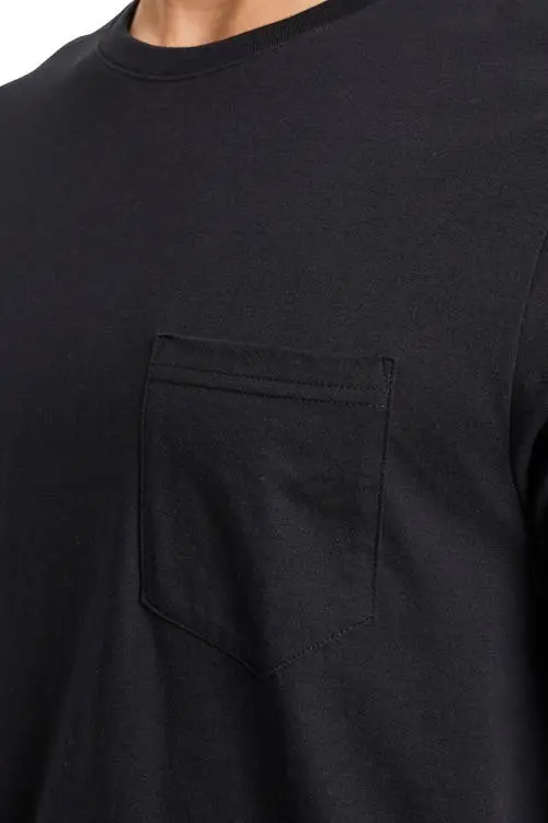 JOCKEY Made In America Heritage Short Sleeve Pocket Tee - Black