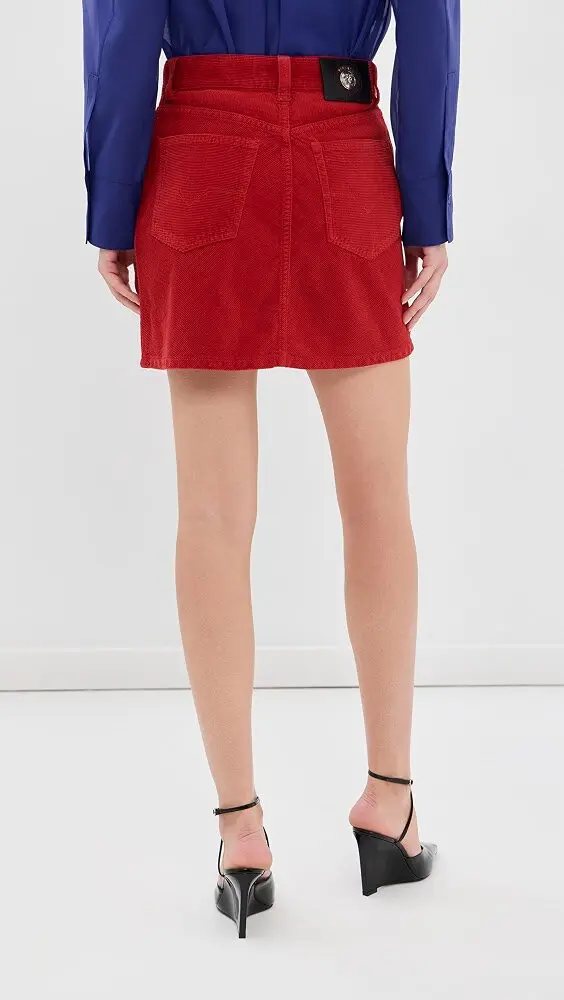 Versace Velvet Corduroy Skirt