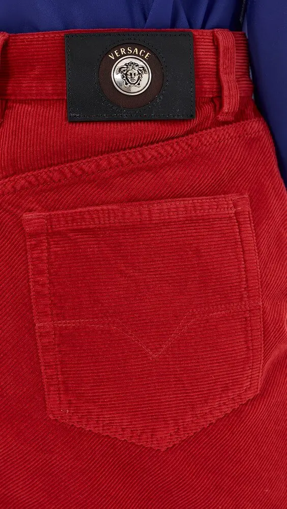 Versace Velvet Corduroy Skirt