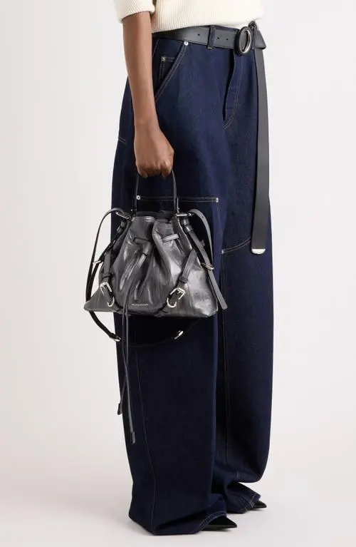 Givenchy Small Voyou Eel Skin Bucket Bag