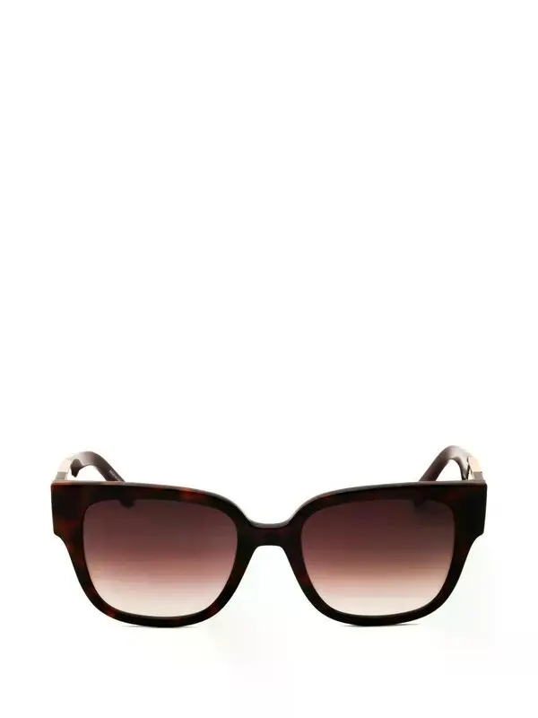 Lacoste Tortoiseshell-effect Rectangle-frame Sunglasses