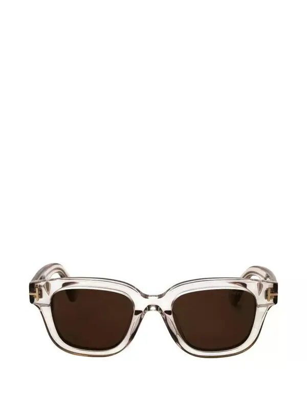TOM FORD Rectangle-frame Sunglasses - Neutrals
