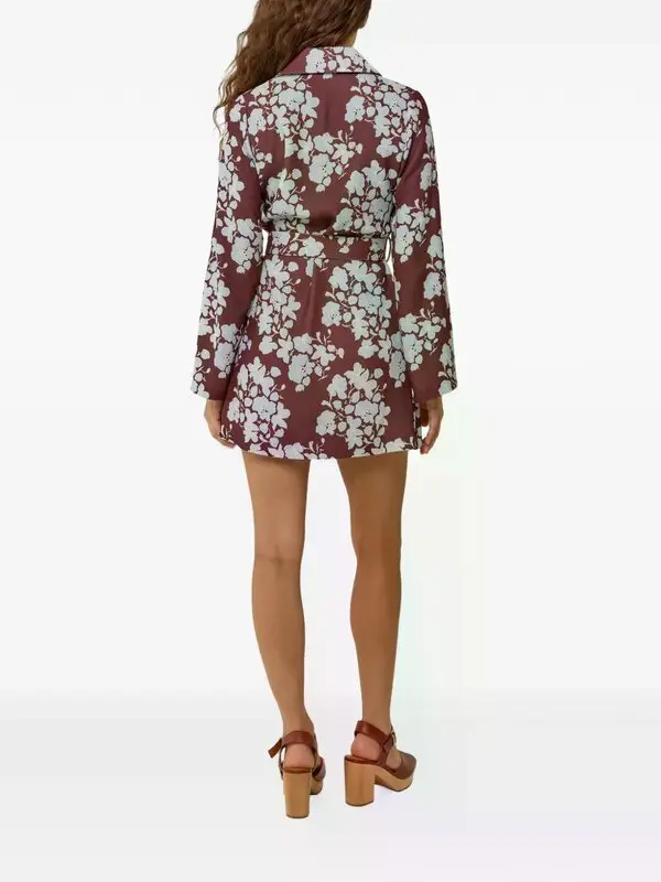 PALM. NOOSA Quieta Floral-print Wrap Mini Dress