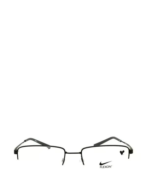 Nike Flexon Rectangle-frame Glasses - Black