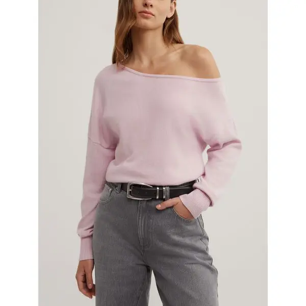 Witchery One Shoulder Knit - Ballet