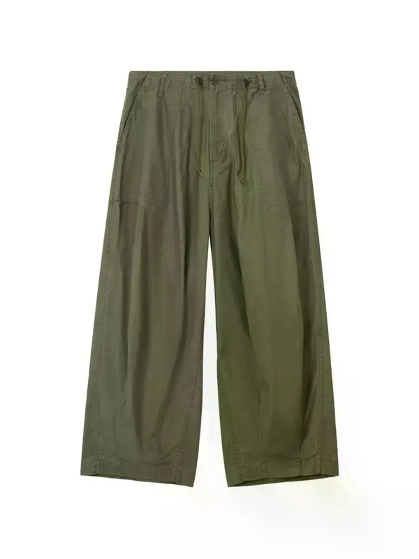 Needles Pleated Wide-leg Trousers - Green