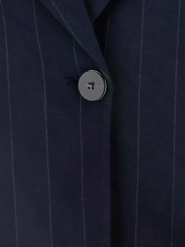 MERCI Pinstripe-pattern Single-breasted Jacket