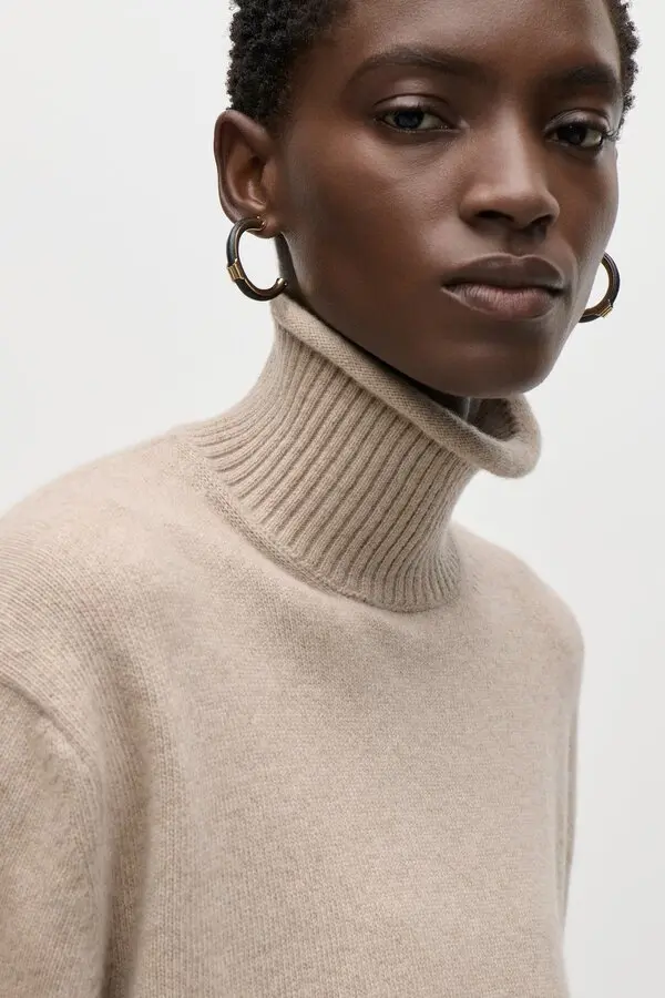 Victoria Beckham Strobel Hoop Earrings - Black