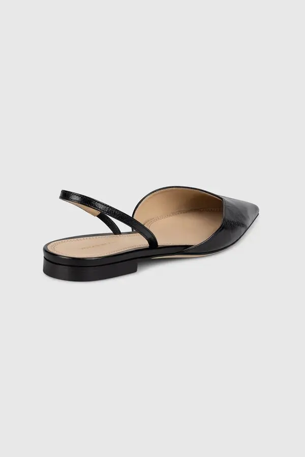 Victoria Beckham Angle Halter Back Flat Printed Calf