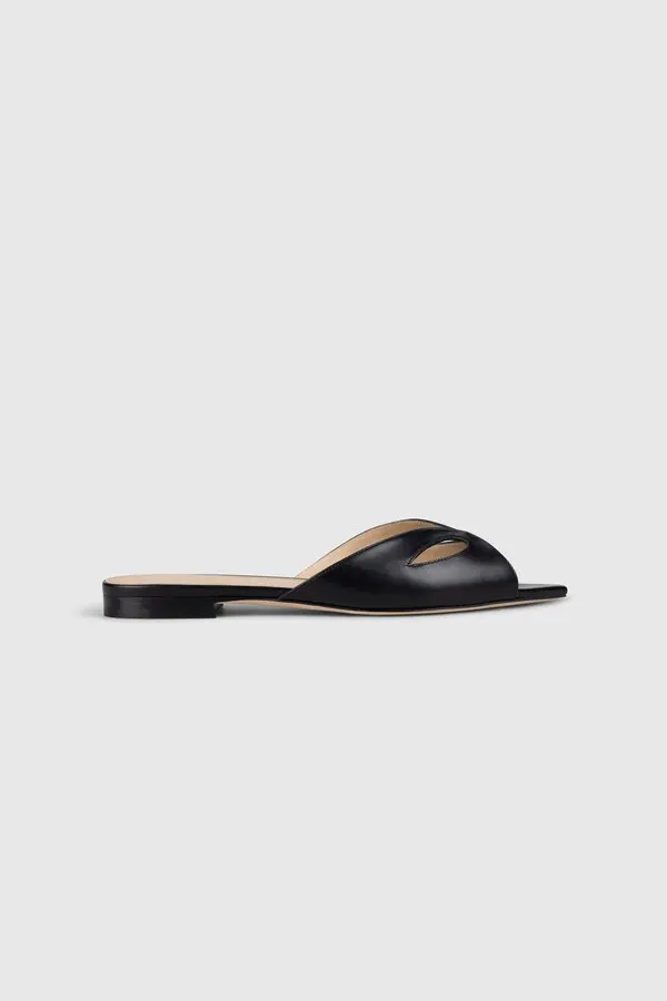Victoria Beckham Harlow Mask Flat Sandal Nappa Leather