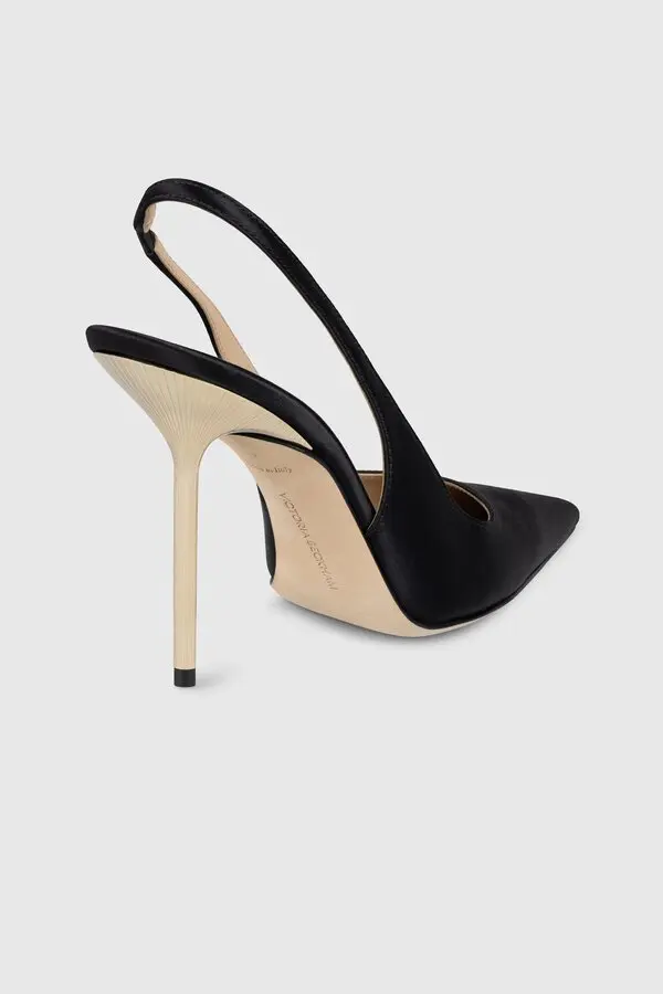 Victoria Beckham Portofino Slingback 100 Satin