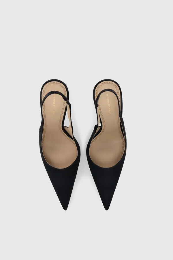 Victoria Beckham Portofino Slingback 100 Satin