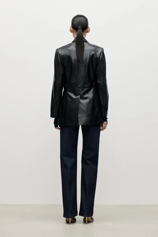 Victoria Beckham Leather Katherine Jacket
