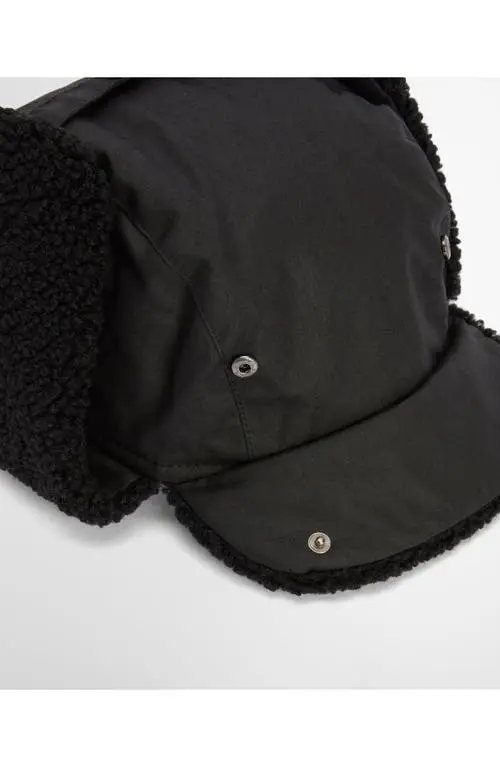 Barbour Morar Waxed Cotton Trapper Hat