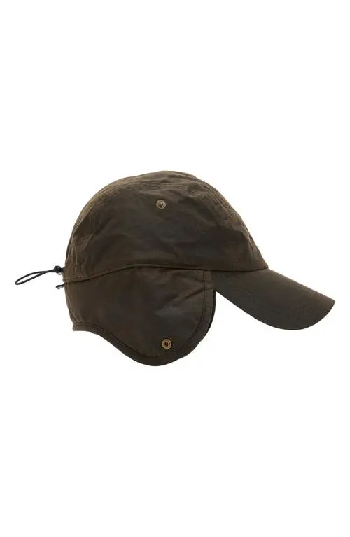 Barbour Lonnen Waxed Cotton Carpenter Cap