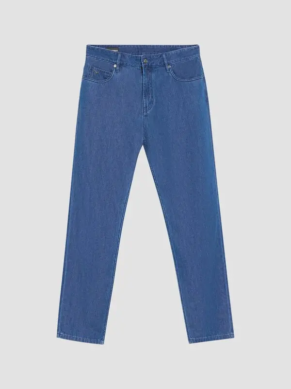 Emporio Armani Straight-leg Jeans - Medium Blue