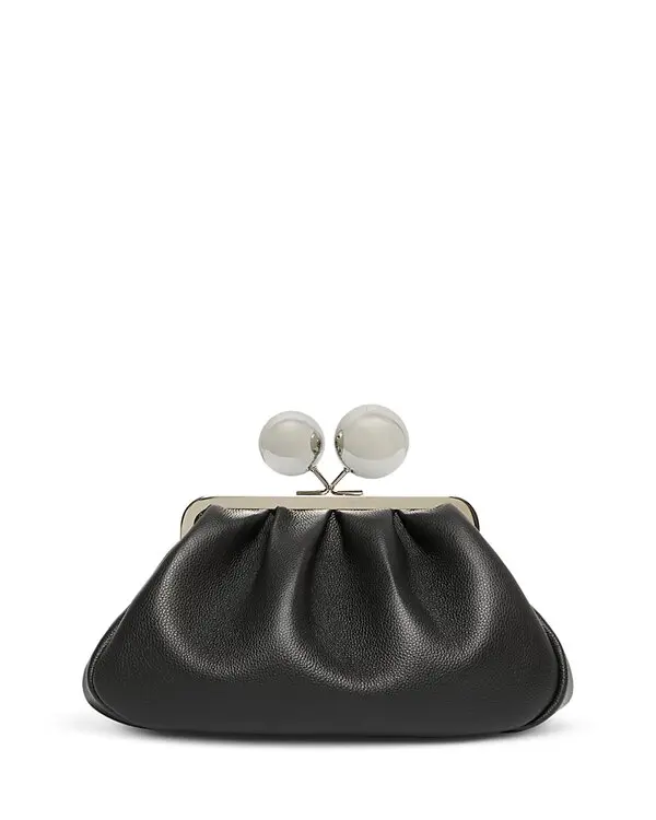 Max Mara Pasticcino Leather Convertible Crossbody