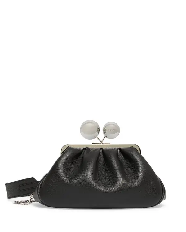 Max Mara Pasticcino Leather Convertible Crossbody